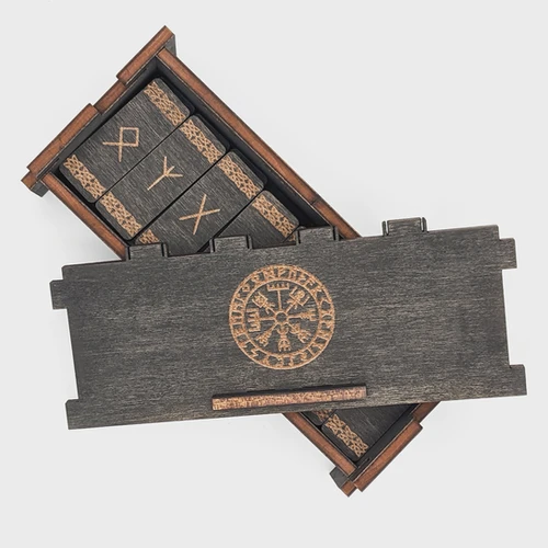 Elder Futhark Rune Staves In Ash | The Cauldron Black