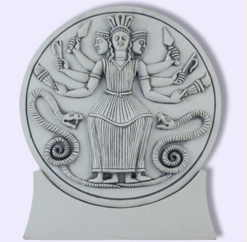 Roman Hekate Wall Plaque | The Cauldron Black