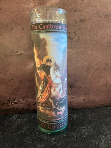 The Cauldron Black Label St. George 7-Day Candle | The Cauldron Black
