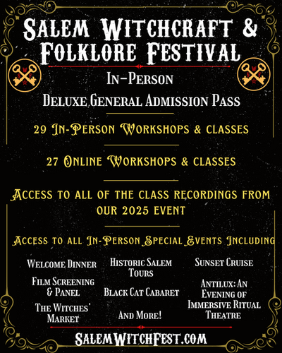 Salem Witch Fest: IN-PERSON DELUXE General Admission Pass | Salem Witch ...