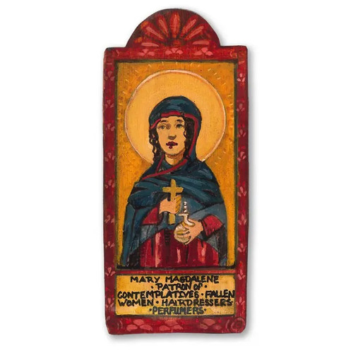 Mary Magdalene - Patron of Fallen Women & Hairdressers - Retablo ...