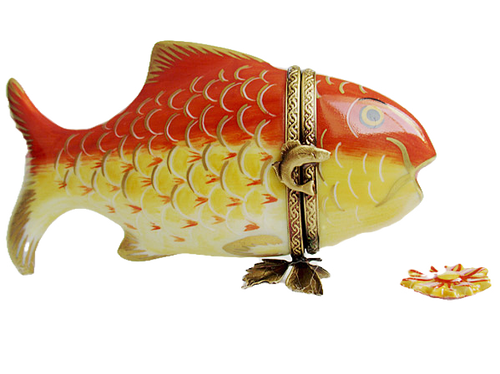 KOI FISH LIMOGES BOX | aflimoges