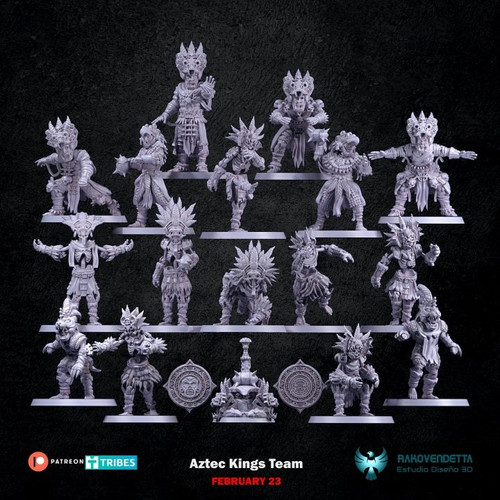 The Aztec Kings - Rakovendetta | WorkShop Lab Miniatures
