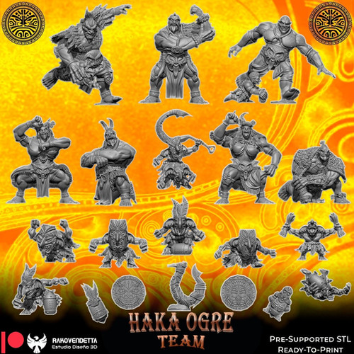 Haka Ogre team - Rakovendetta | gamesminiatures