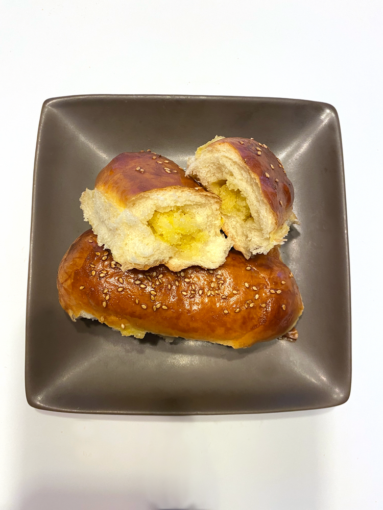 Coconut Filled Baked Baos (Gai Mei Bao)