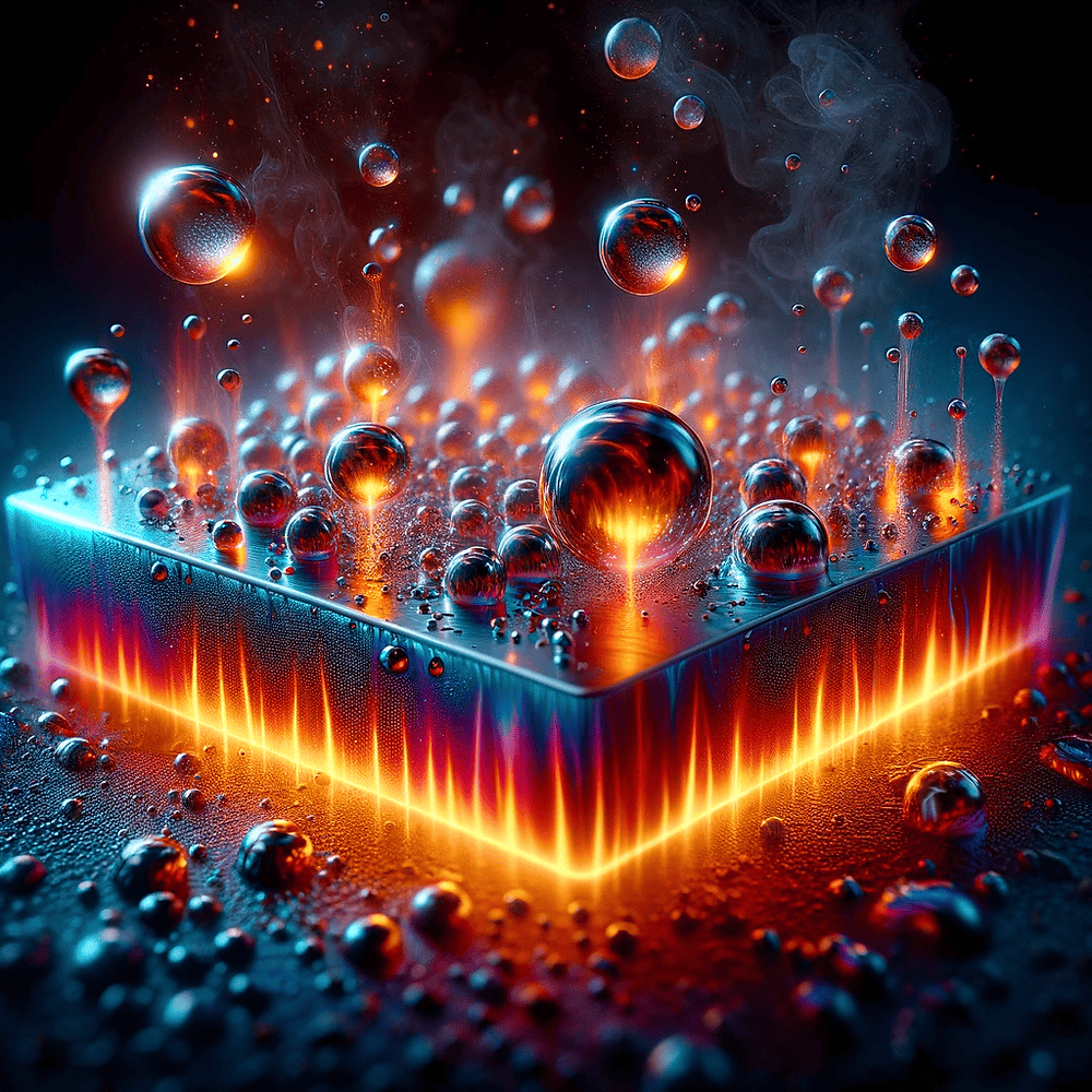 The Leidenfrost Effect in Plasma Coatings