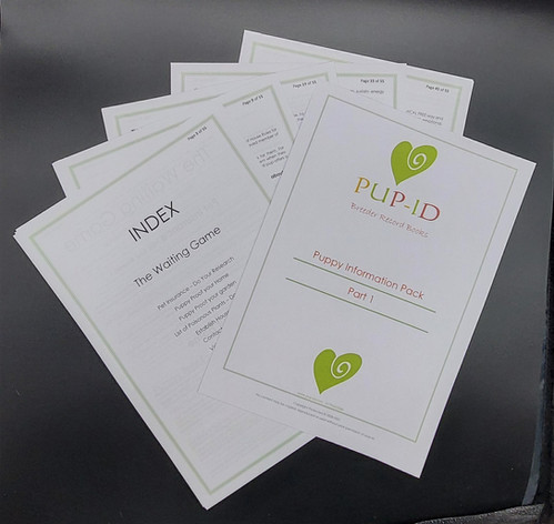 Puppy Information Pack (1) | Pup-id