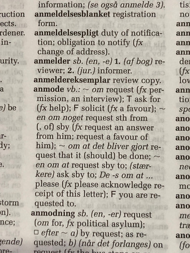 BIG Danish to English Red Dictionary 1995 | Lets Dansk