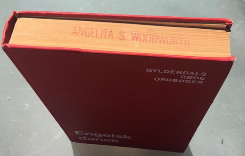 English-Danish Red Dictionary 1979 | Lets Dansk