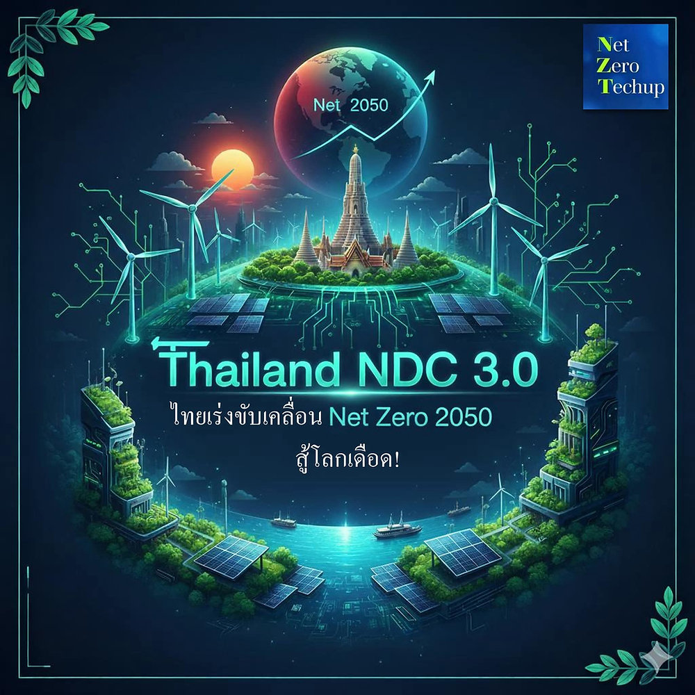 🌏 Thailand NDC 3.0 - ไทยเร่งสปีด Net Zero 2050 สู้โลกเดือด 🔥
