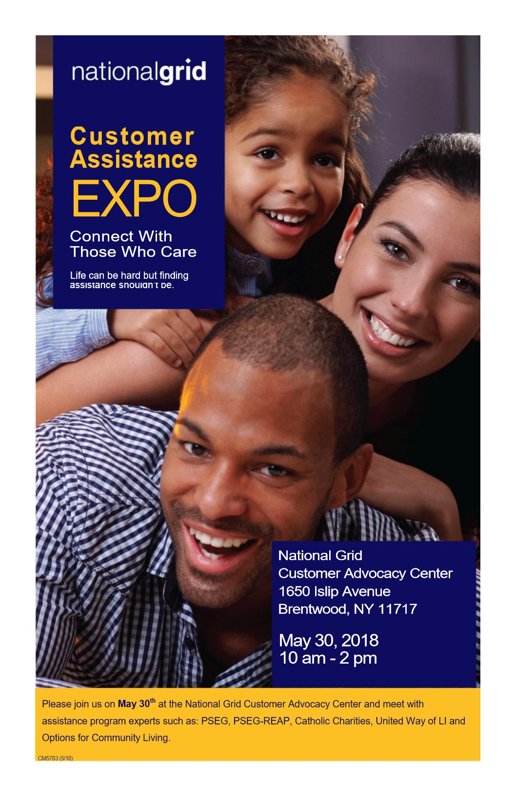 National Grid Customer Assistance Expo- May 30, 2018 – Legal Services ...