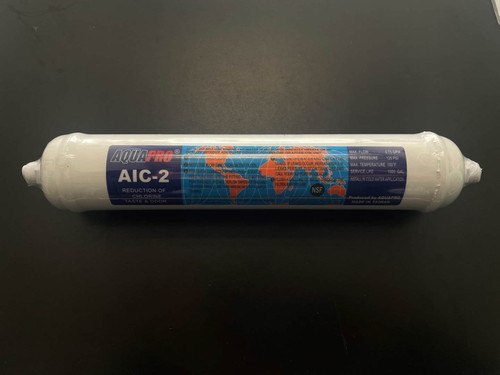 Inline Activated Carbon Filter with connections | AIC-2 | Integraflow Shop