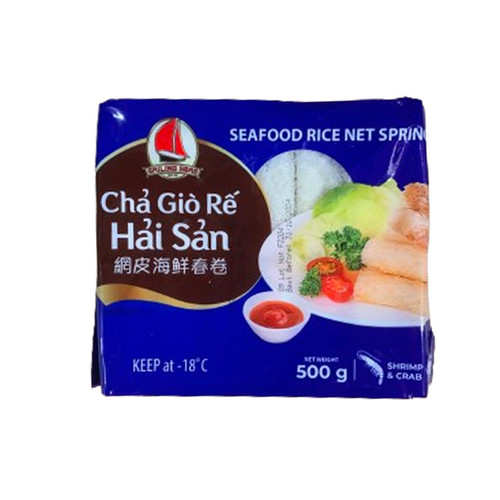 Cau Tre Rice Net Seafood Spring Roll 500g (46054104) | T D Trading Pty Ltd