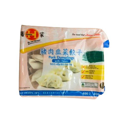 Hakka Pork Dumpling - Chive 400g (460029) | T D Trading Pty Ltd