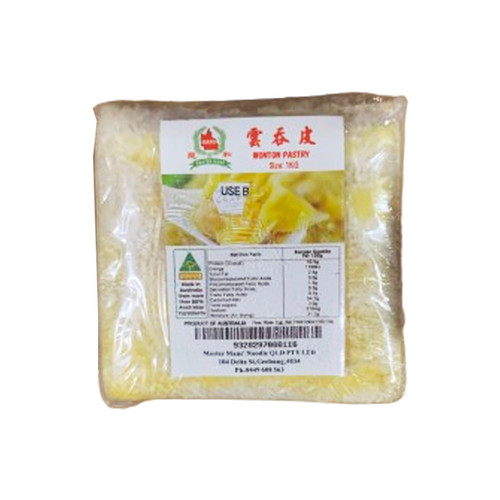 Kwan Wo Frozen Wonton Skin - Thin 1Kg (462307) | T D Trading Pty Ltd
