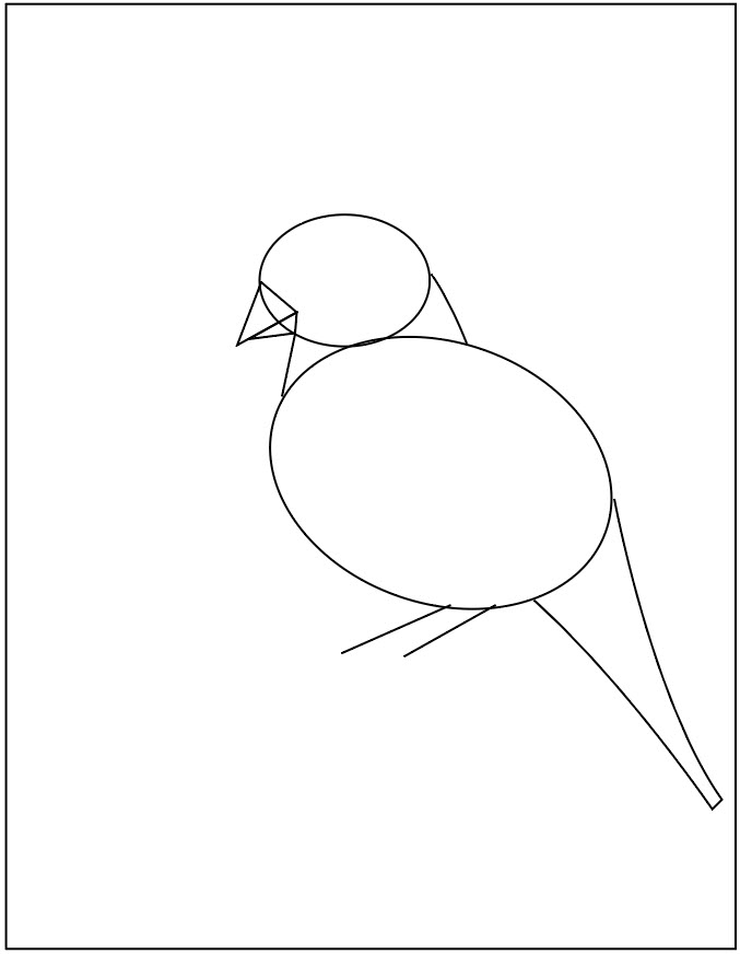 Art Card Project 1- Colorful Bird