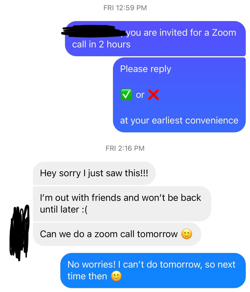 Is this a block and delete situation? | FemaleDatingStrategy