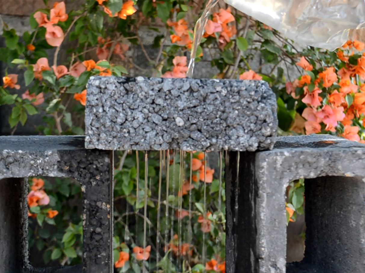 Concreto permeable; la alternativa para cuidar el medio ambiente.