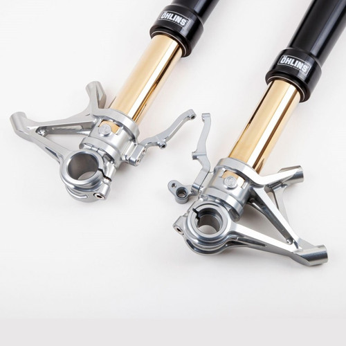 Ohlins "Dark" Front Forks Kit With Motocorse Caliper Radial Mounts "SBK ...