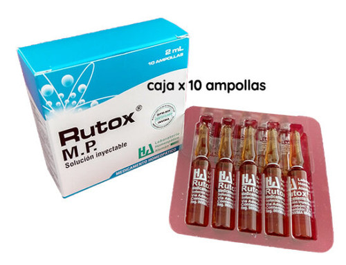 RUTOX MP AMPOLLAS (CAJA X 10) | Farmacia BioVida