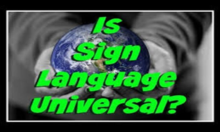 Is There a Truly Universal Sign Language?