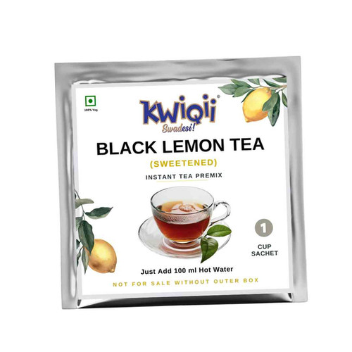 Vivaan Foods | Black Lemon Tea 12gm sachet | Premix Powder