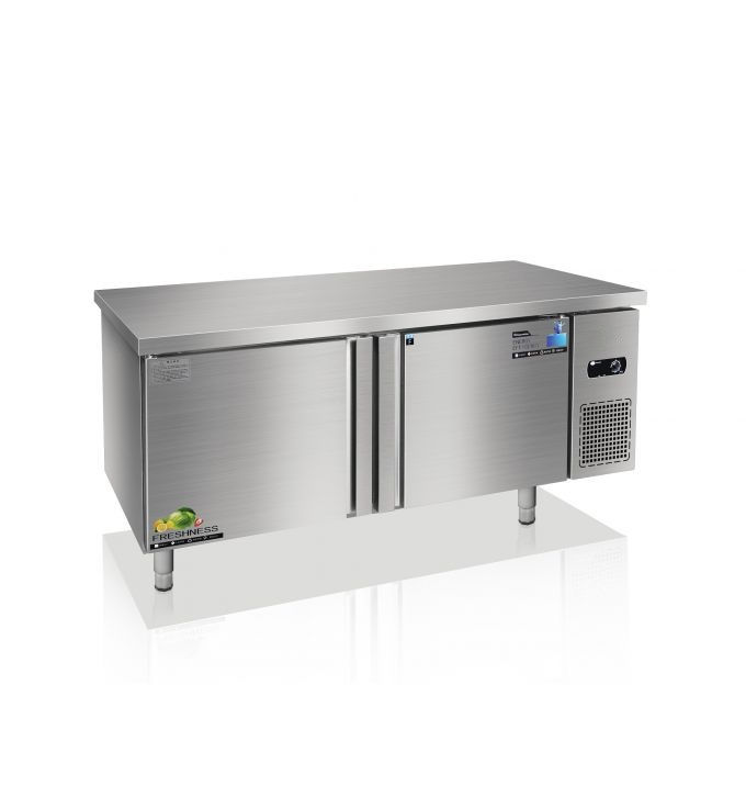 48'' Horizontal Refrigerated & Freezer Combo Prep Table | J1kitchen