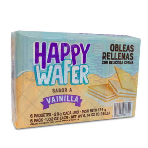 Galleta Wafer Vainilla Happy Wafer 174 G | Corre.com
