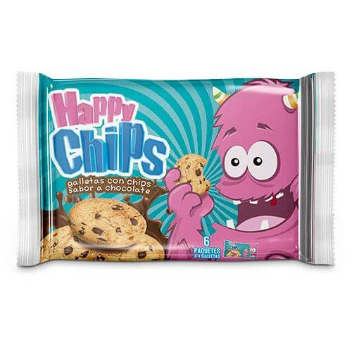 Galletas Con Chips De Chocolate Happy Chips 270 G | Corre.com