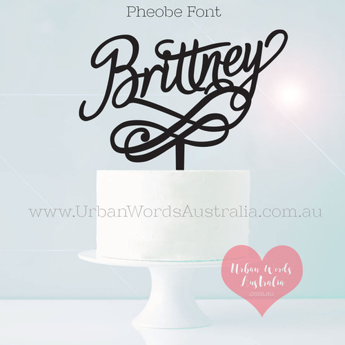 Custom Name - Personalised Cake Topper