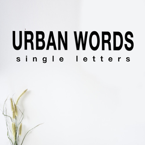 Acrylic Single Letters - Kids Room / Signage