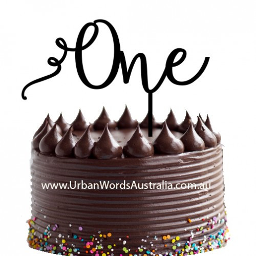 One - Cake Topper - Fast Shipping