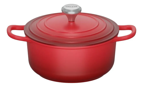 Caçarola Revestimento Cerâmico Indução Florença Vermelho 24cm - Lehavi ...