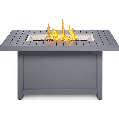 Napolean Hamptons Rectangle Propane Patioflame Table | Chimney