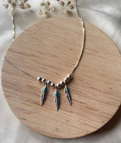 Hippie feather locket | New Site