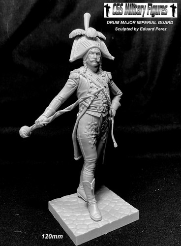 ED0120 120mm Drum Major Imperial Guard | CGS MILITARY FIGURES