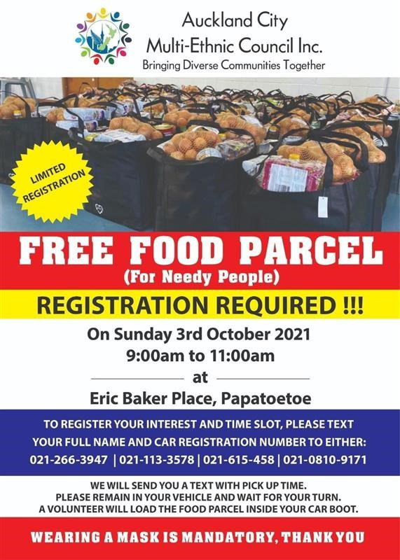 FREE FOOD PARCEL!