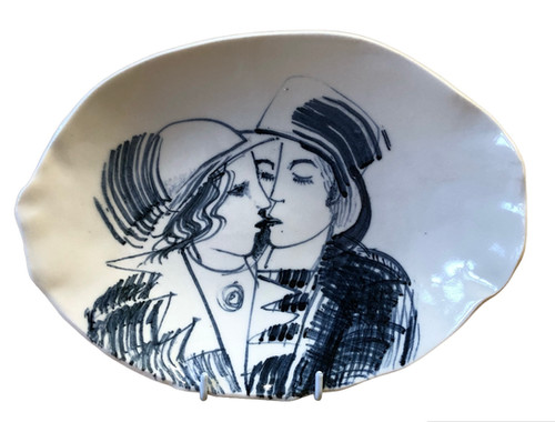 Plate - Vintage couple | Art Movement