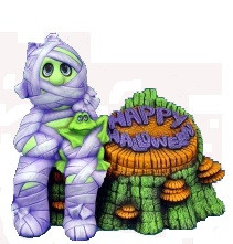 Momia Sentada en Tronco | Deedee