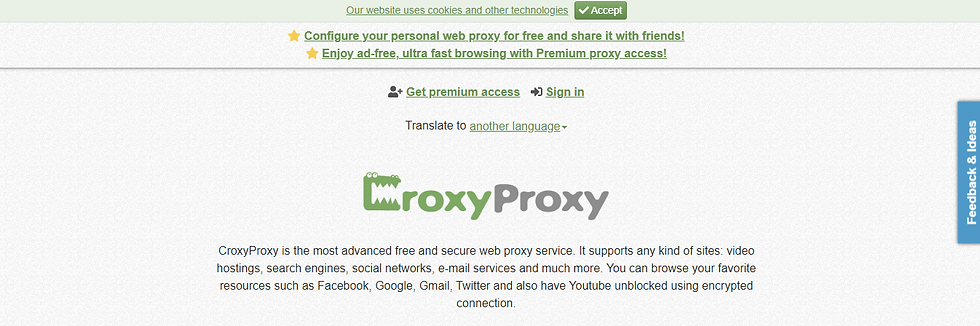 Croxy Proxy