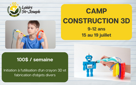 CAMP DE JOUR | Loisirs St-Joseph
