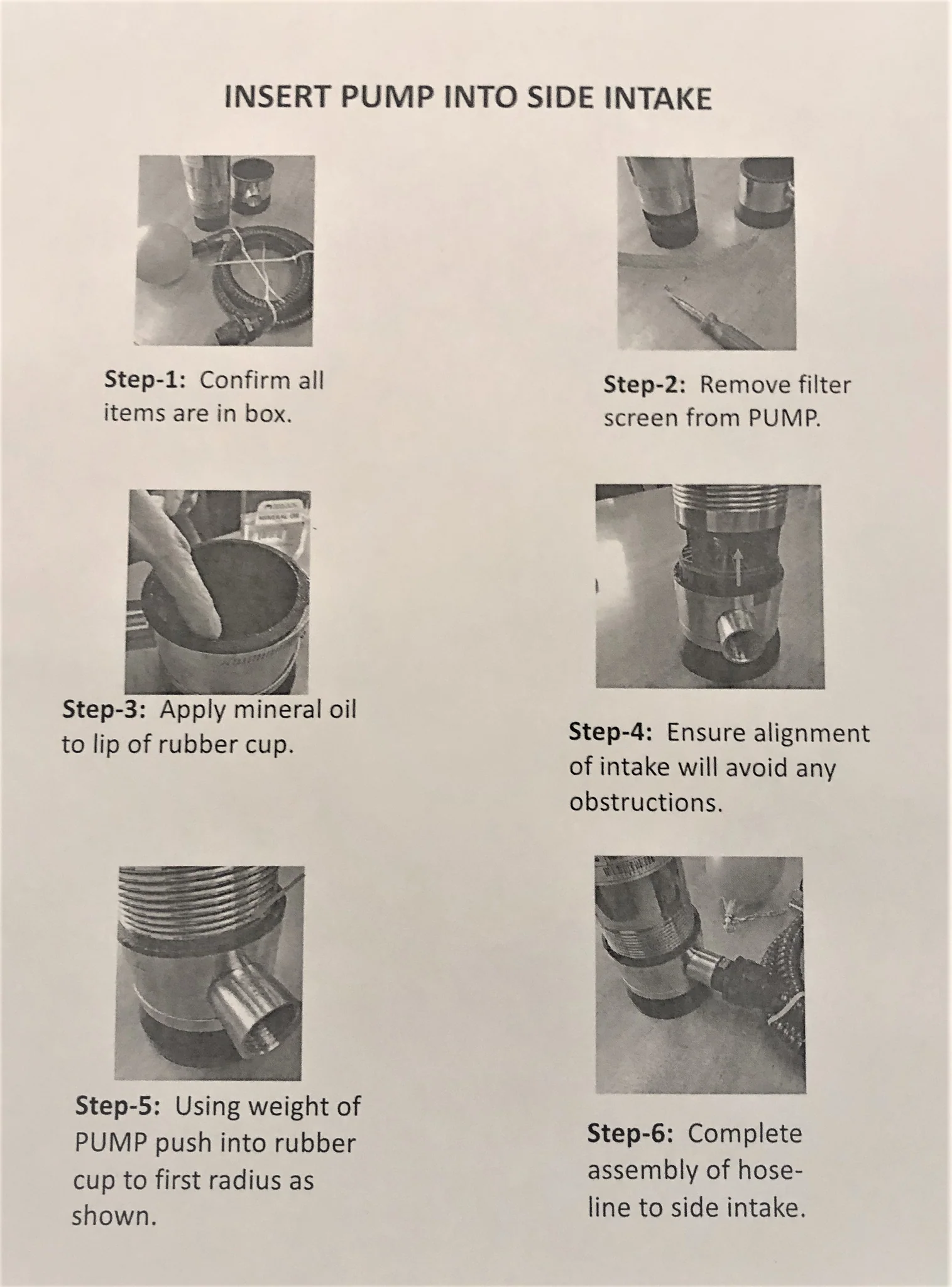 Floating Intake for Automatic Pump | Roswell Concrete