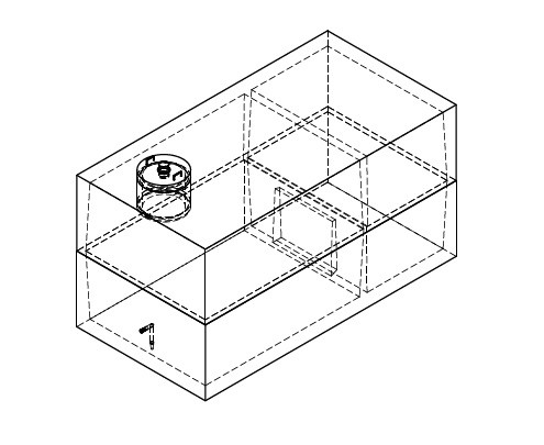 6000gal (27,250L) Cistern | Roswell Concrete
