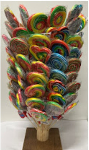 COCO CANDY ROCK LOLLIPOP SWIRLY 30G 1/100 | Shoensttant Solution
