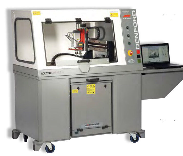 CNC Router - Denford 2600 PRO | F1 in Schools Spain