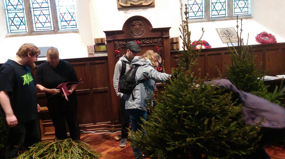 Installation of 90 trees