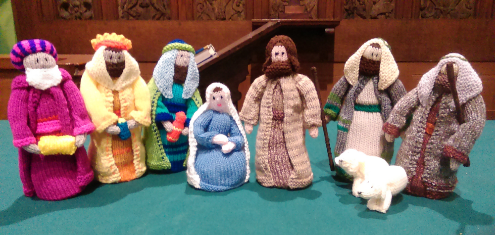 Free Knitting Pattern Nativity Scene