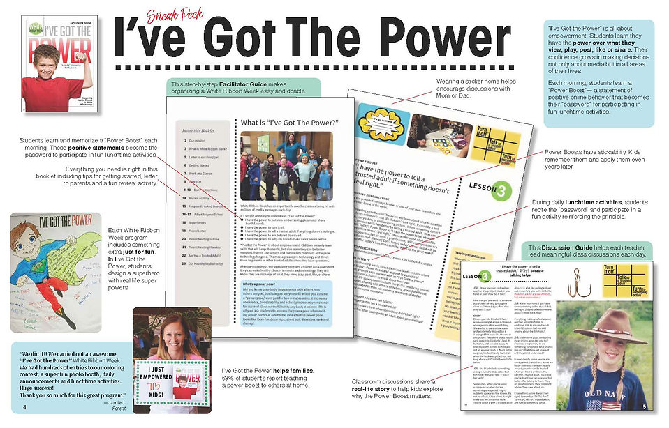 I'VE GOT THE POWER | WHITE RIBBON WEEK