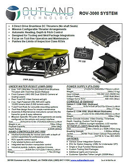 ROV-3000 Resources | Outland Technology