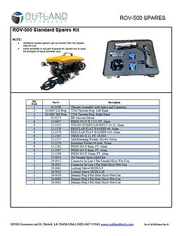 ROV-500 Resources | Outland Technology